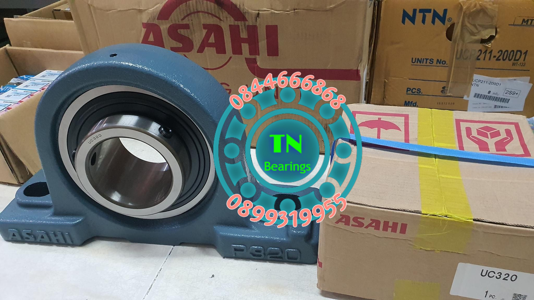 Vòng bi bạc đạn UCP320 - Gối đỡ công nghiệp UCP320 - Vòng bi chính hãng