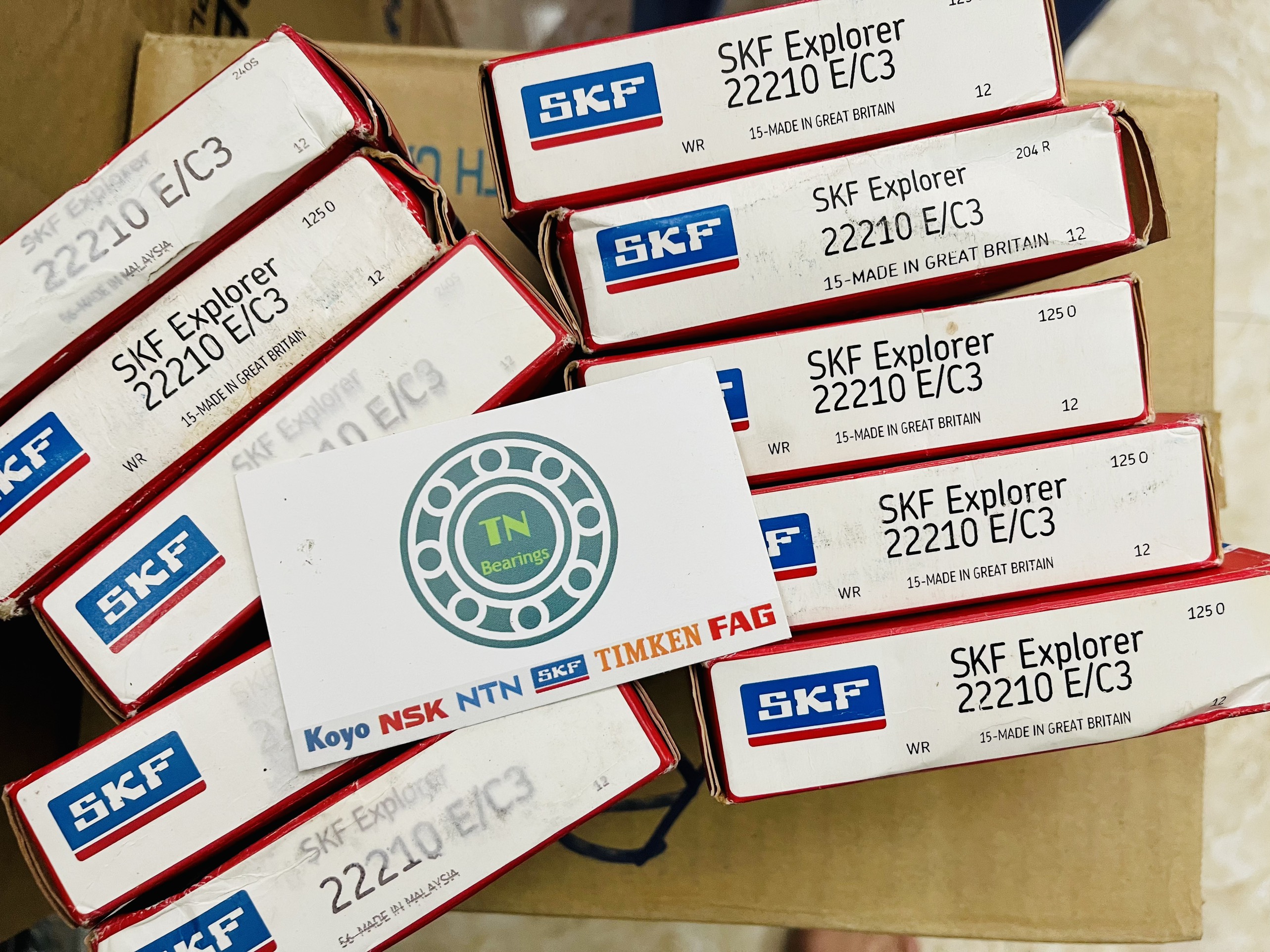 SKF 22210E/C3 - Vòng bi 22210E/C3 SKF- Bạc đạn 22210E/C3 SKF - Vòng bi ...